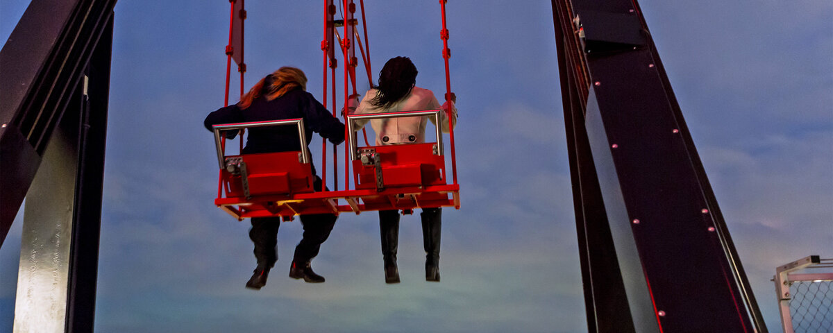 Roof swing & skybar @ A'DAM Lookout, Amsterdam | Stayokay