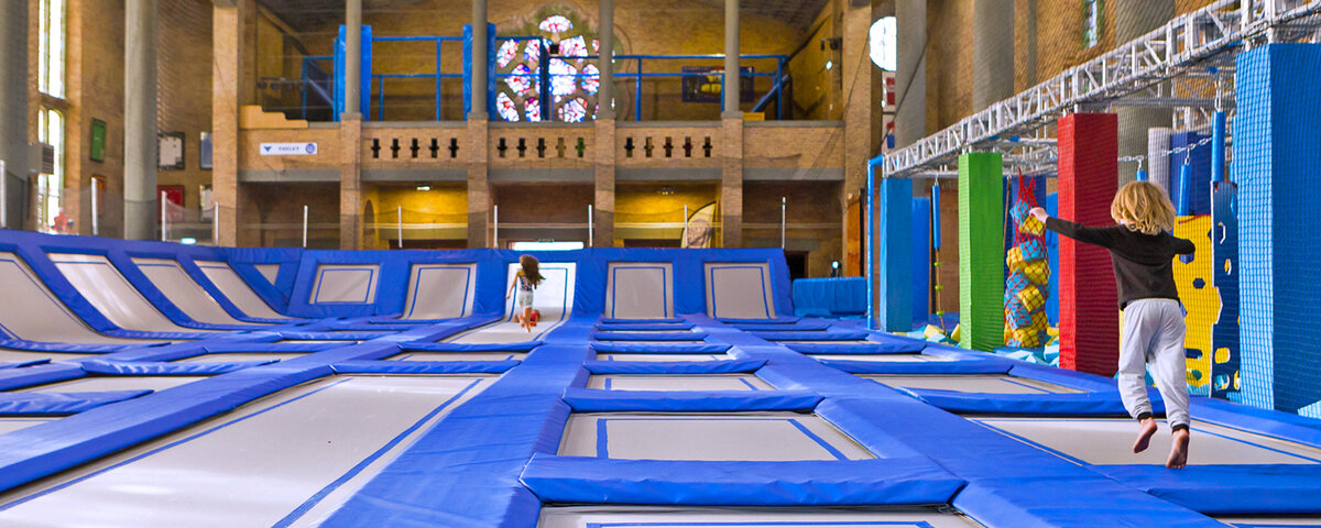 Jumping in Church @ Planet Jump | Stayokay